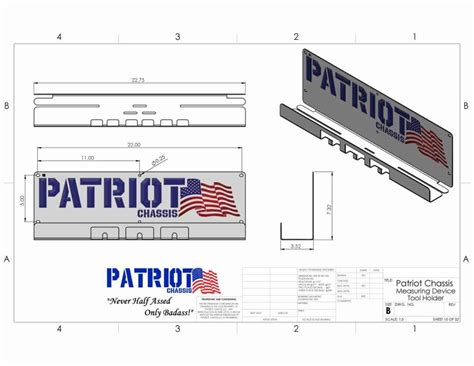 Measuring Device Tool Hanger Holder 16 Patriot Chassis