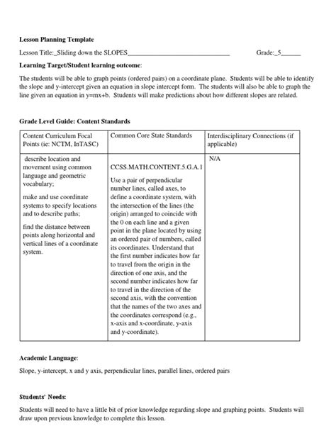 Graphing Slopes With Geometers Sketchpad Pdf Cartesian Coordinate
