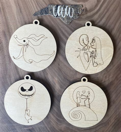 Skeleton Ornaments Underwoodworksllc