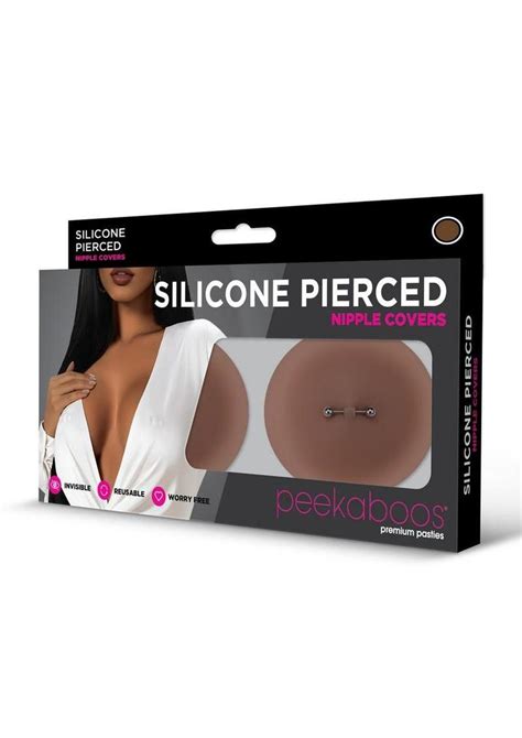 Silicone Pierced Nipple Covers Reusable Pasties Primal Pleasure