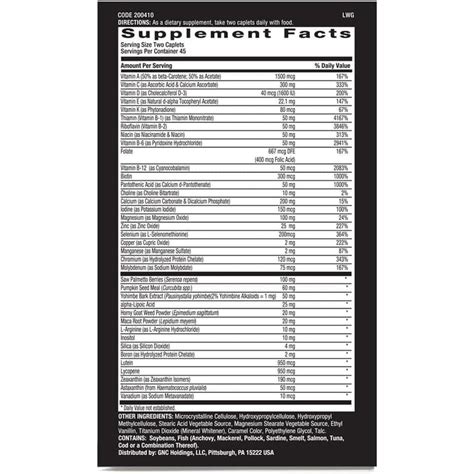 Gnc Mega Men Prostate And Virility Supports Optimal Sexual Health And