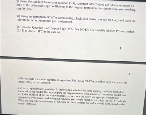 Use The Textbook Econometrics 7th Edition To Answer