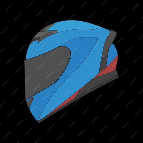 Blok Kleur Helm Vector Illustratie Helm Concept Helm Vector Vector Art
