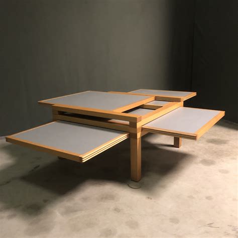 Hexa Coffee Table By Bernard Vuarnesson For Bellato 1980s 232004