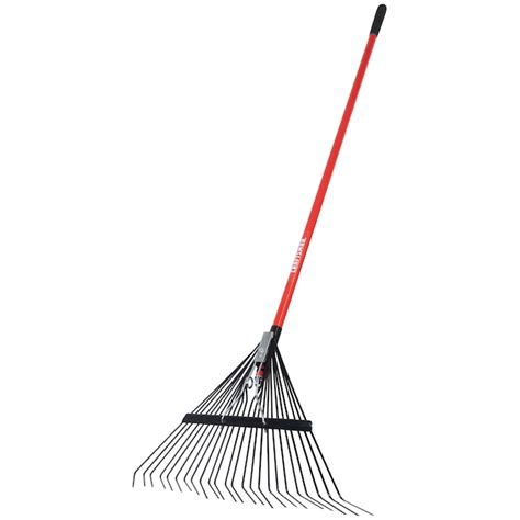 Craftsman 24 In Steel Lawn And Leaf Rake With Fiberglass Handle