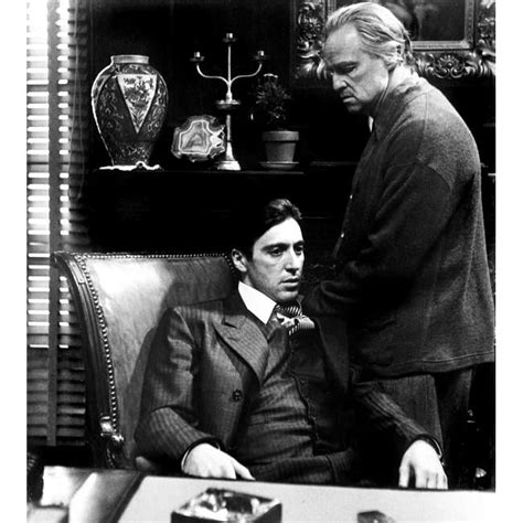 The Godfather Al Pacino Marlon Brando 1972 Photo Print 16 X 20
