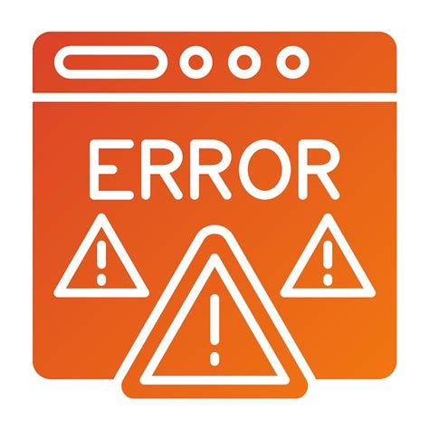 Premium Vector Vector Design Error Icon Style