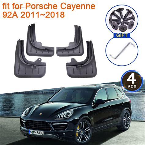 For Porsche Cayenne 92a 958 2011~2018 2012 2015 2016 Mud Flaps Mudguard