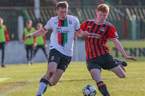 Glentoran Manager Declan Devine Joins Crusaders Boss Stephen Baxter In