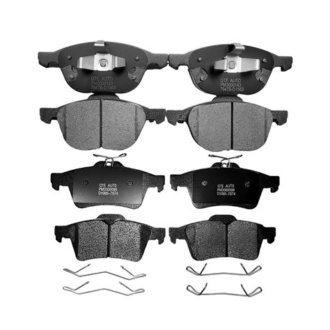 Set Of 8 Front 7947b D1563 Rear D1095 7874 Ceramic Brake Pad Kit For