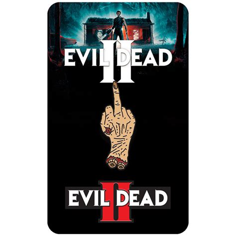 Evil Dead Ii Pin Badges Finger Vice Press