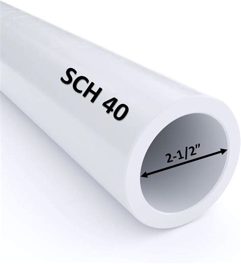 2 12 Schedule 40 Pvc Pipe White Pvc Piping Cut To