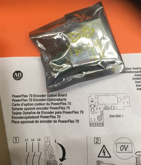 Allen Bradley 20a Enc 1 Ser A Pf70 Encoder Option Board Powerflex 70 Daves Industrial