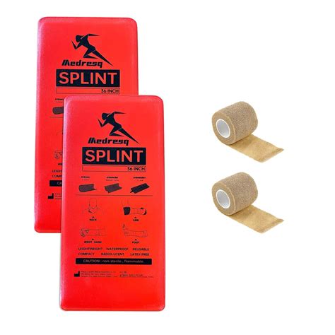 Medresq First Aid Splint Kit Lightweight Reusable Splint