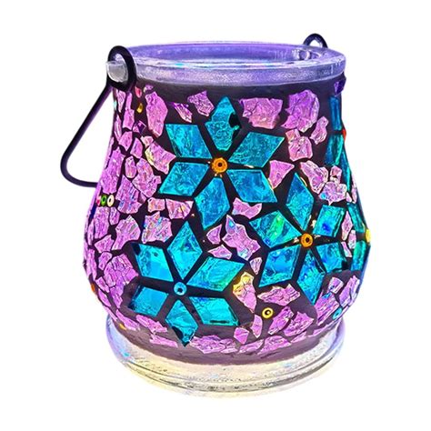 Craft Kits For Adults Glass Mosaic Candle Holder Kit Diy Mosaic Night