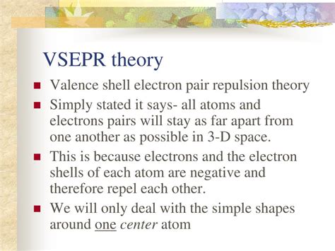 PPT VSEPR Theory PowerPoint Presentation Free Download ID 6105614