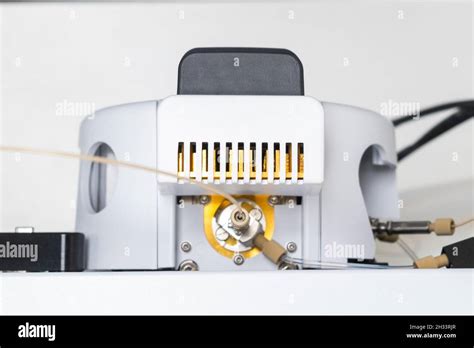 Close Up The Ion Source Of The Mass Spectrometer Maintenance Of Mass