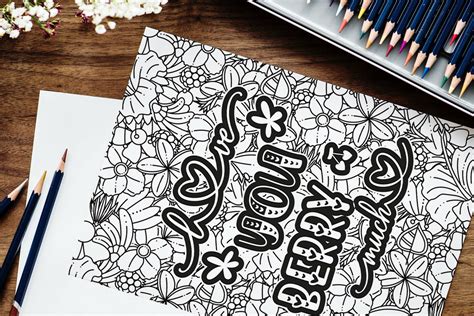 Printable Adult Coloring Pages Love Quotes 2025