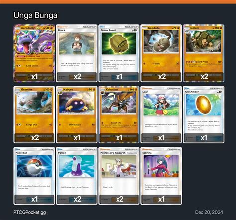 Unga Bunga Pokémon Tcg Pocket
