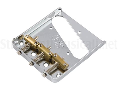 Fender 3 Saddle American Vintage Telecaster Bridge Assembly Chrome