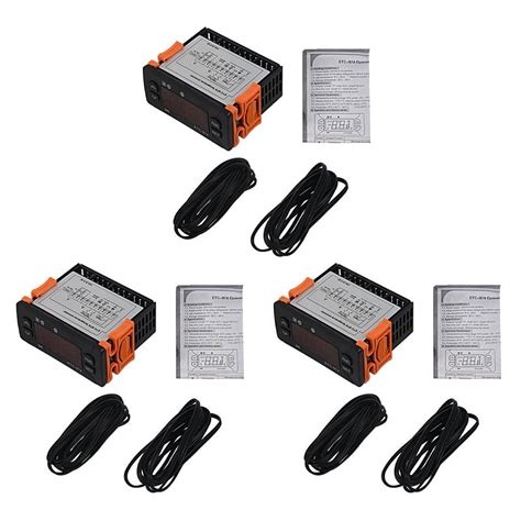 3x Etc 974 Mini Temperature Controller Refrigerator Thermostat