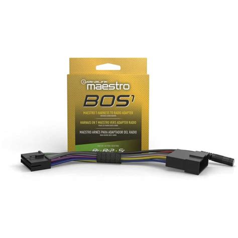 Maestro Acc Hu Bos1 Head Unit Adapter That Allows A Plug N Play Co