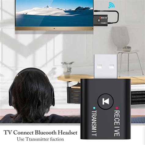 usb 블루투스 5 0 오디오 수신기 송신기 2 in 1 3 5mm 3 5 잭 aux 스테레오 음악 usb 무선 어댑터 tv