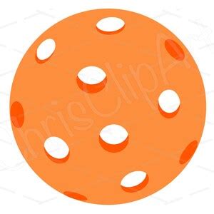 Orange Pickleball Png Pickleball Svg Pickleball Clipart Pickleball