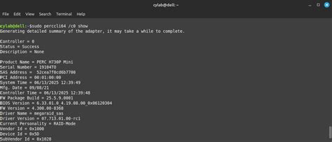 Install And Use Dell Perccli On Ubuntu Cylab Be