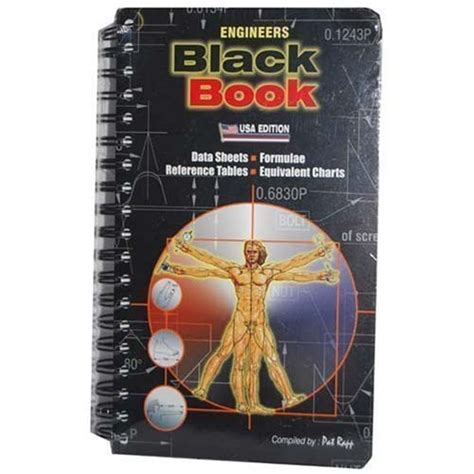 Pre Owned Engineers Black Book Data Sheets Formulae Reference Tables Equivalent Charts