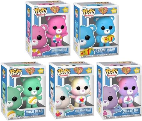 Funko Pop Animation Care Bears 40th Anniversary Set Of 5 Figures