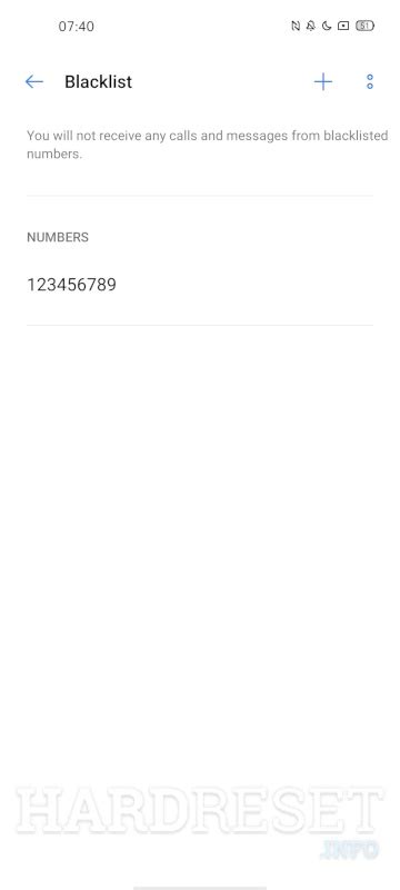 How To Block Number On Realme C12