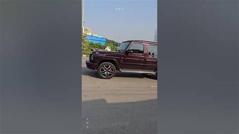 Mercedes Amg G63 In Violet Color 🔥 Suv Youtubeshorts Youtube