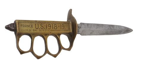 World War I Mark 1 Trench Knife Bullock Texas State History Museum
