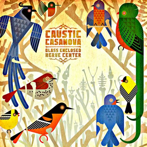 Caustic Casanova Glass Enclosed Nerve Center Magnetic Eye Records ⋆