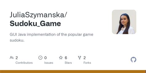 github juliaszymanska sudoku game gui java implementation of the