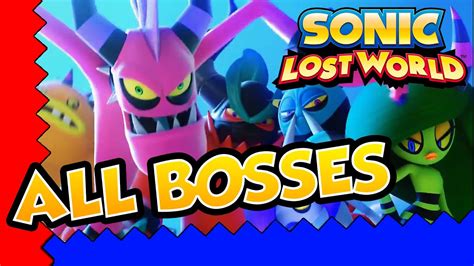 Sonic Lost World All Bosses Boss Fights Wiiu Youtube