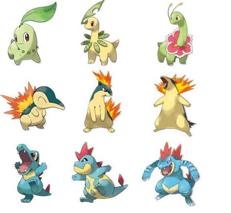 Pokemon Mega Evolution Johto Starters