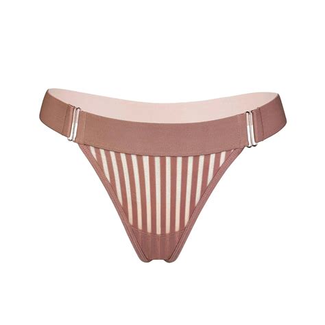 Vertigo Banded Thong Mushroom Monique Morin Lingerie