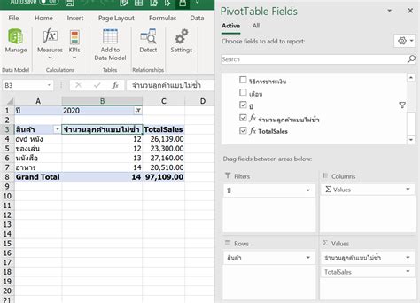 การใช้ Excel Power Pivot ตอนที่ 1 การใช้งานพื้นฐาน Thep Excel