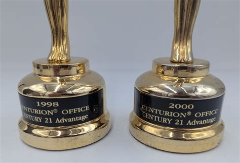 1978 Century 21 Real Estate Award Trophy 1998 2000 Centurion Office Lot