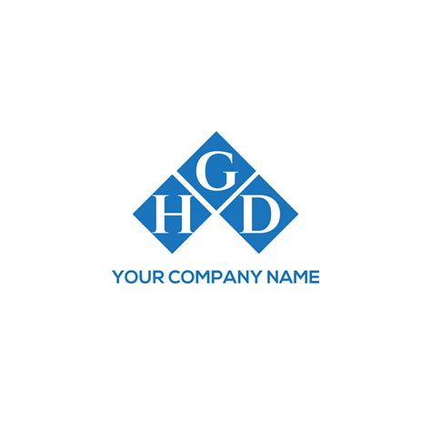 Ghd Letter Logo Design On White Background Ghd Creative Initials Letter Logo Concept Ghd