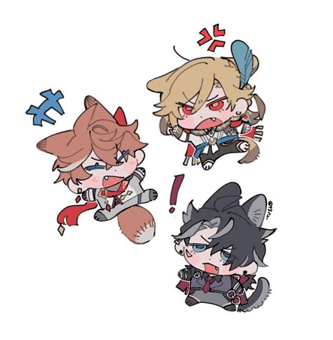 达达利亚and卡维and莱欧斯利 高清图片，堆糖，美图壁纸兴趣社区