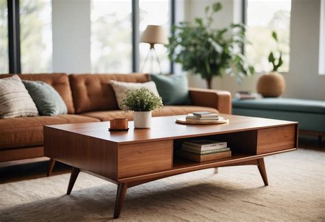 Mid Century Modern Coffee Table Essentials Style Meets Function