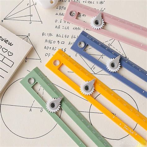 Creative Compass Ruler Multi Function Ruler High Value Drawing Measuring Ruler Safe Portable