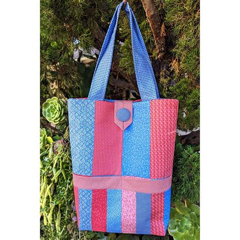 Ten Fabrics Handbag Fat Eighth Pattern Keepsake Quilting