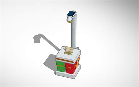 3d Design Copy Of Trash Bin Tinkercad