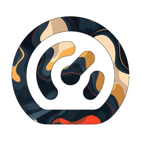Premium Photo Dashboard Icon Black Orange Black Marble