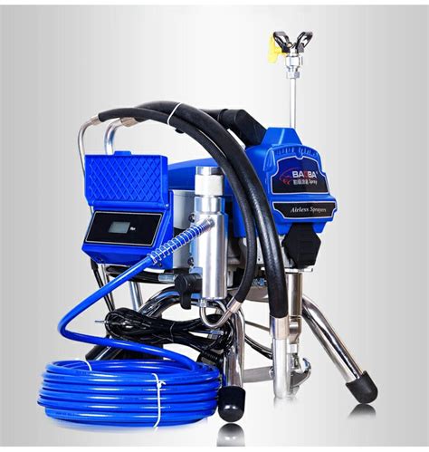 고압 페인트 스프레이건 에어리스 도장기 에어 전기 후끼 도색 페인트분사기 티몬