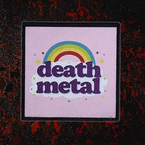 Death Metal Rainbow Patch Necro Records